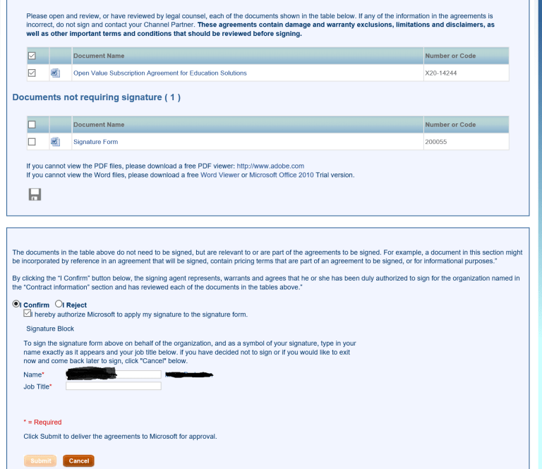 Quick eAgreements guide for Microsoft Open Value Subscription – Håvard ...